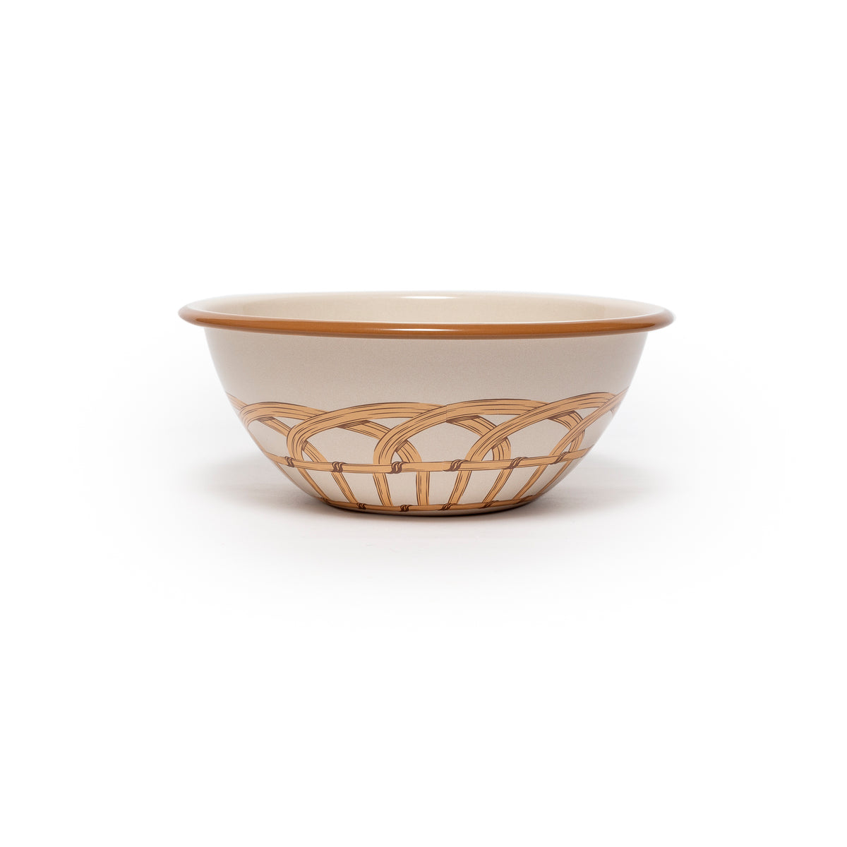 Domino x CCH Wicker Small Bowl in Almond | Clove & Creek