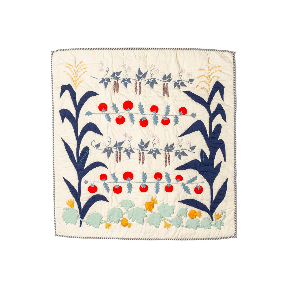 Haptic Lab Garden Baby Quilt in Ivory | Clove & Creek