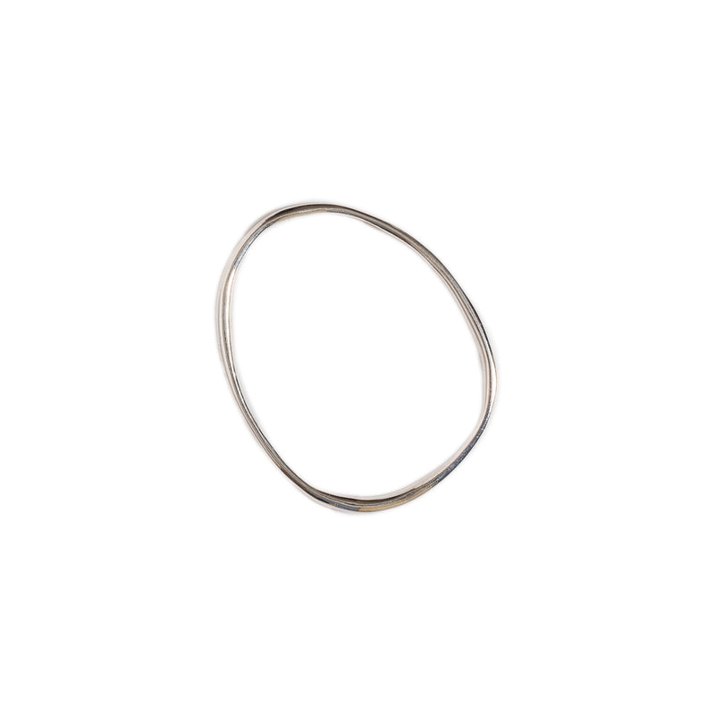Lila Rice Rialta Silver Bangle | Clove & Creek