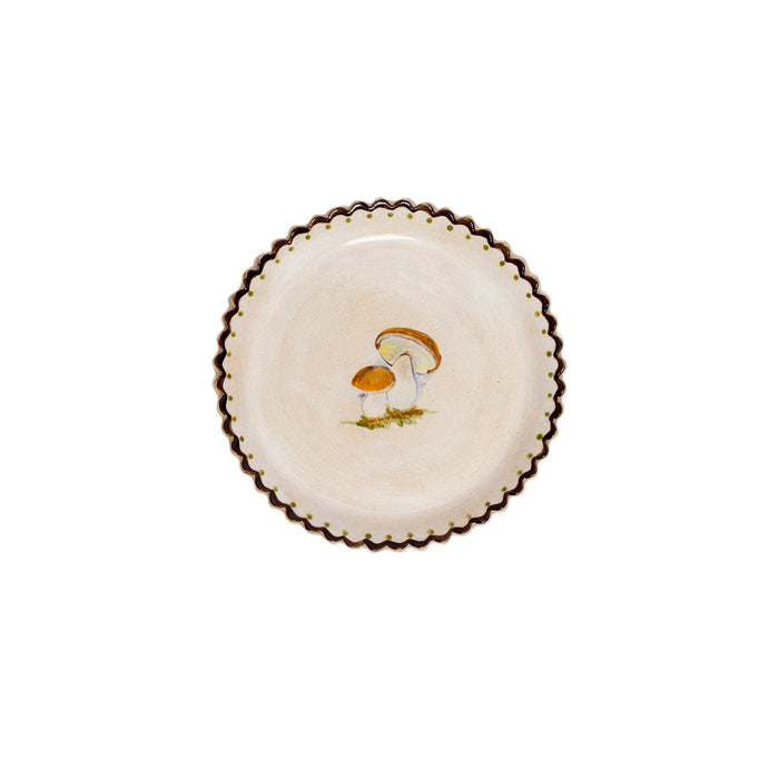 Mary Aldrich Mushroom Dessert Plate | Clove & Creek