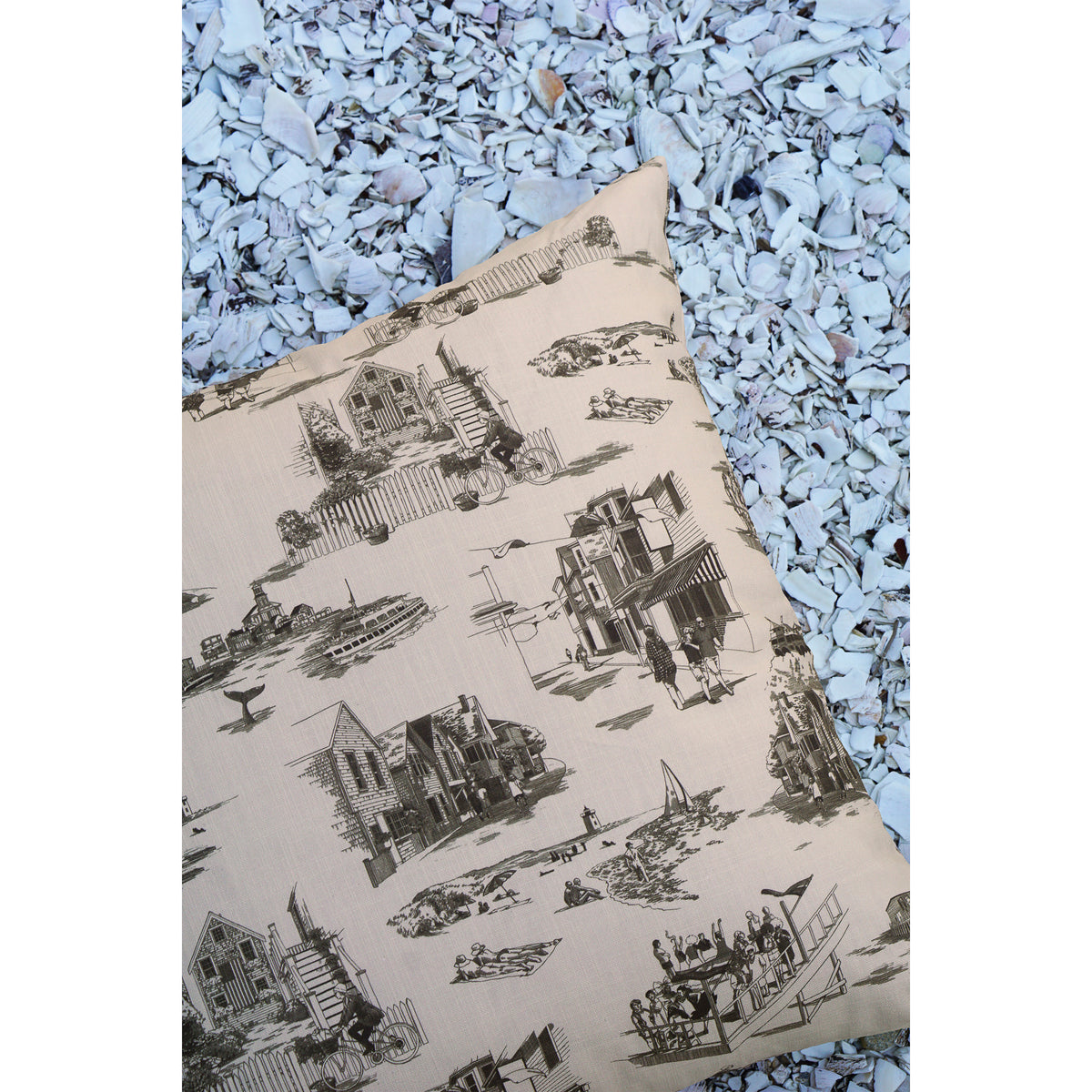 Post House Provincetown Custom Sand Pillow | Clove & Creek